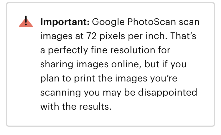 Comparing photo scanning apps to professional digitizing