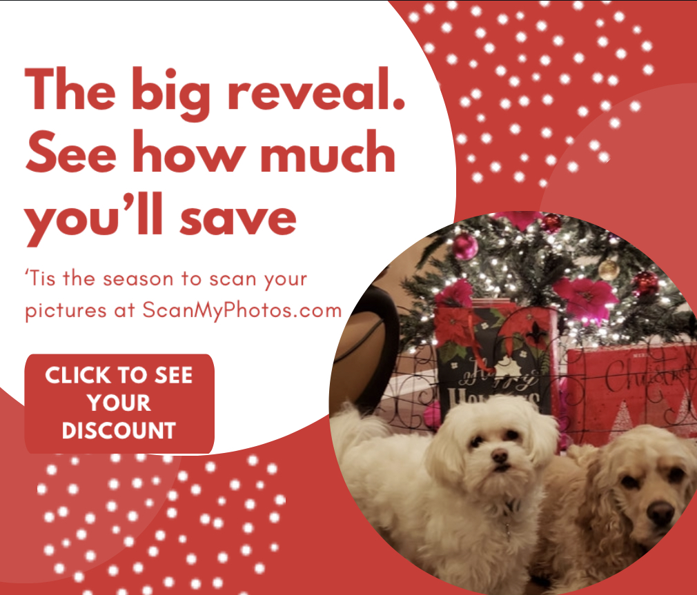 discount photo scanning; 50% off digitizing pictures at ScanMyPhotos.com