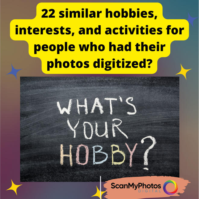 What are other similar hobbies, interests, or activities for people who ...