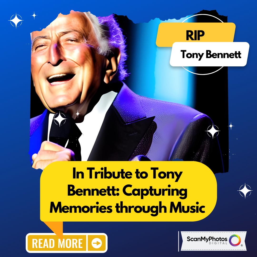 Tribute to Tony Bennett: Capturing Memories through Music | ScanMyPhotos Picture This Journal