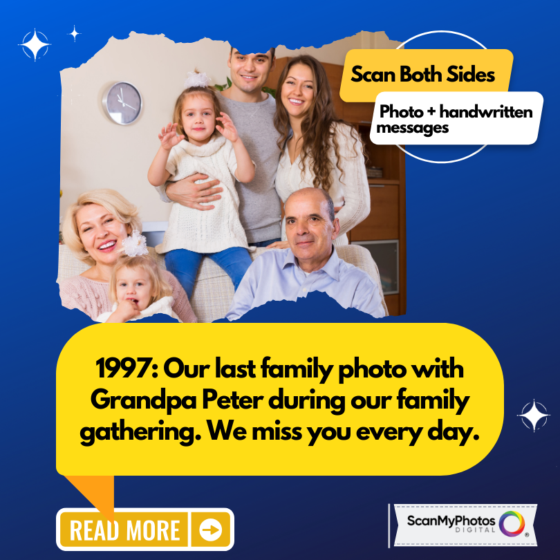 Scan The Back: ﻿There are two sides to every story and photograph. | Photo Scanning ...