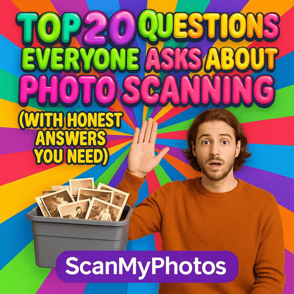 FAQ: Photo Scanning Questions | ScanMyPhotos Picture This Journal