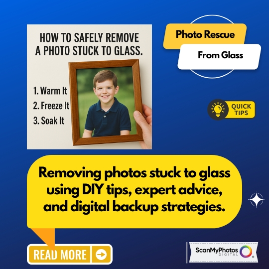 How Do You Remove A Photo Stuck To Glass