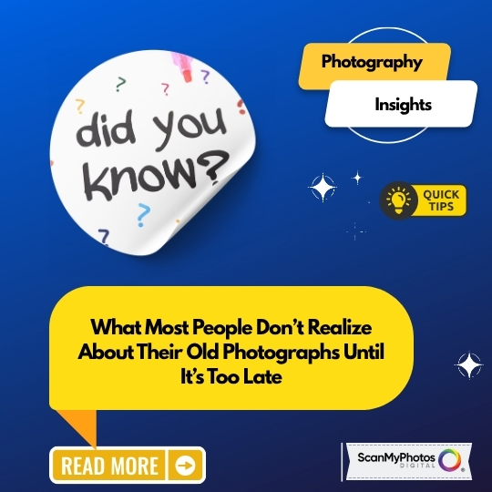 Preserve Old Photo Memories | Photo Scanning & Digitization Blog ...